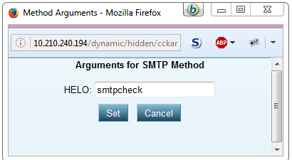 How to configure the AppDirector SMTP health check on Alteon