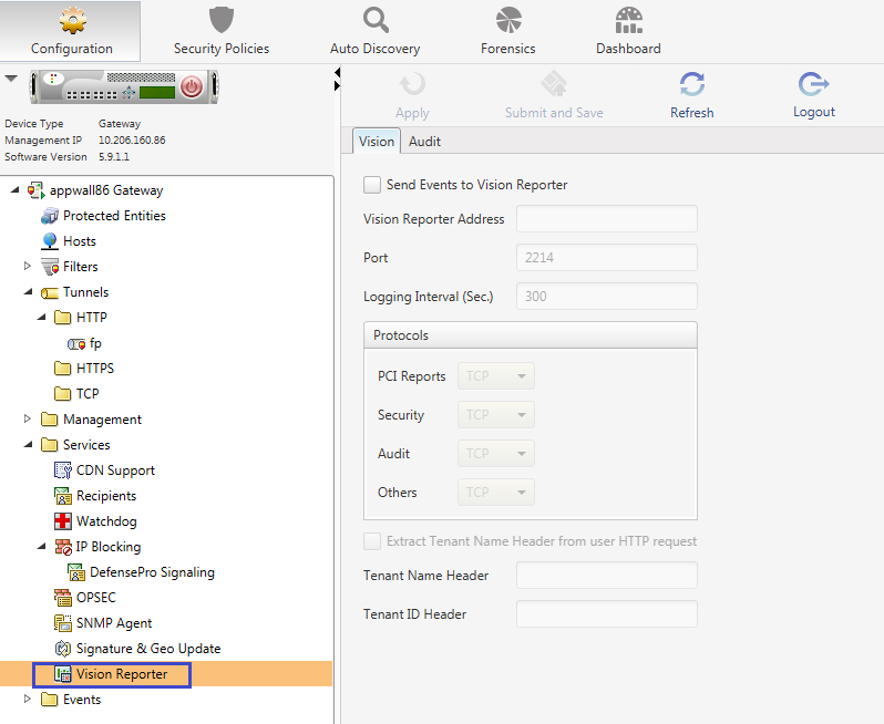 How Do I to Access APSolute Vision Reporter from AppWall?