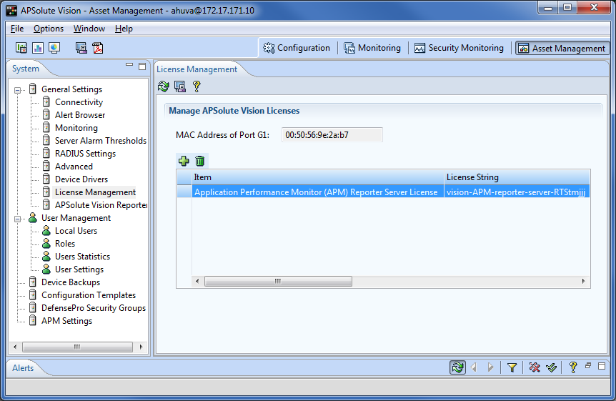 APSolute Vision with Embedded APM (SharePath) Server VA